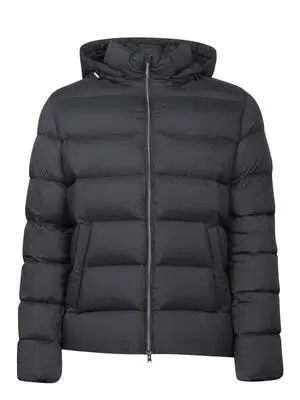 Herno Down Jacket With Hood - Black