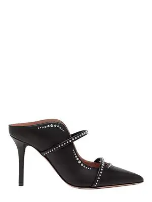 MALONE SOULIERS 85mm Maureen Mules - Black