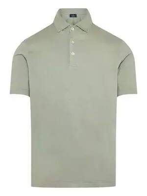 BARBA NAPOLI Cotton Polo Shirt - Green