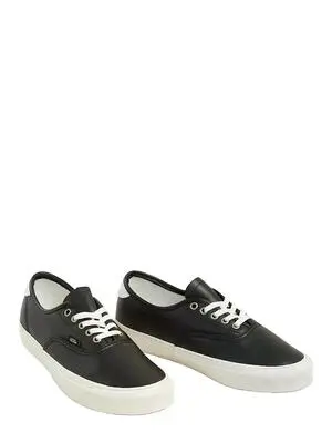 VANS Authentic Lux Leather Sneakers - Black