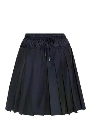Moncler Pleated Drawstring Skirt - Blue