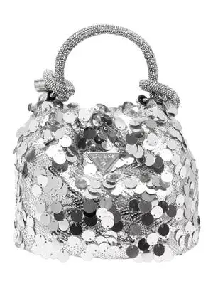 GUESS Sequin-Embellished Mini Bag