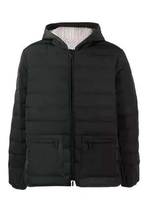 Thom Browne 4-bar Stripe Padded Jacket - Grey