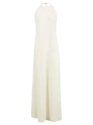 Zeus+dione Halterneck Gown - White