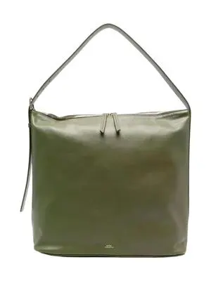 A.p.c. Leather Shoulder Bag - Green