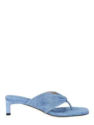 Dear Frances Wrap Mid Heel - Denim
