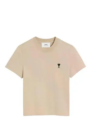 AMI Paris De Coeur T-shirt - Neutrals