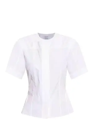 ALEXANDER MCQUEEN Cotton Short Sleeve Top
