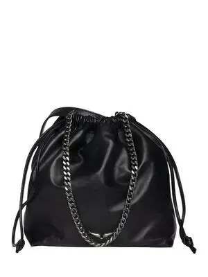Zadig&Voltaire Chain-handle Drawstring Bag - Black