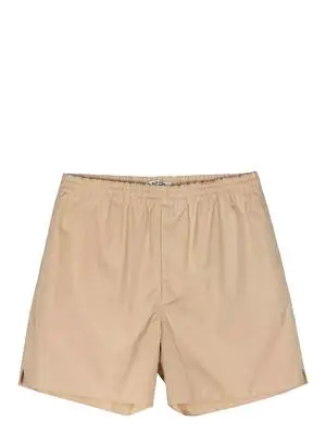 Auralee High Count Finx Cotton Shorts - Neutrals