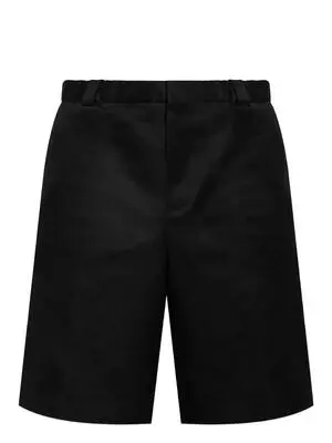 JIL SANDER Cotton Tailored Shorts - Black