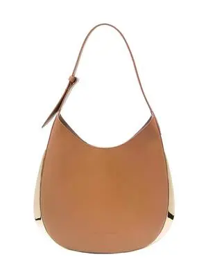 Benedetta Bruzziches Amalia Leather Shoulder Bag - Neutrals