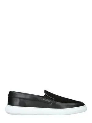 Givenchy Leather-suede Slip-on Loafers - Black