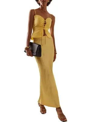 USISI SISTER Tina Skirt - Yellow