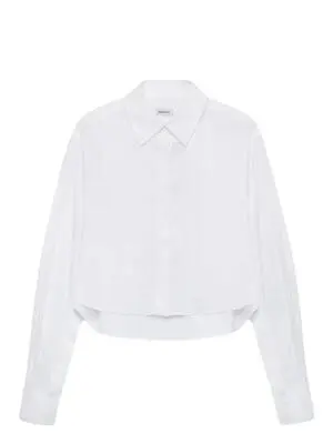 Simkhai Renata Cropped Shirt - White