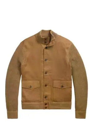 Polo Ralph Lauren Paneled Hybrid Jacket - Brown