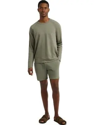 Onia Slub Terry Crewneck Sweater - Agave