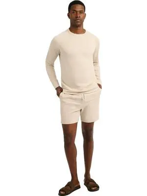 Onia Slub Terry Crewneck Sweater Stone