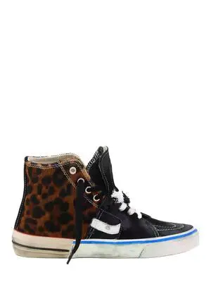 PAUL EASTERLIN Caly Star High-top Sneakers - Brown