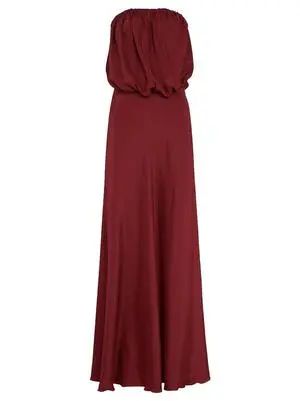 MARINELLA PICCINNO Silvia Silk Dress - Red