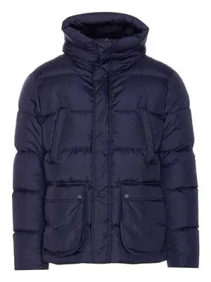 Herno Down Padded Bomber Jacket - Blue