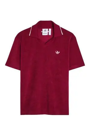 WALES BONNER Adidas X Terry Polo - Burgundy