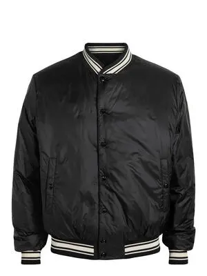 Moncler Bouchet Shell Bomber Jacket - Black