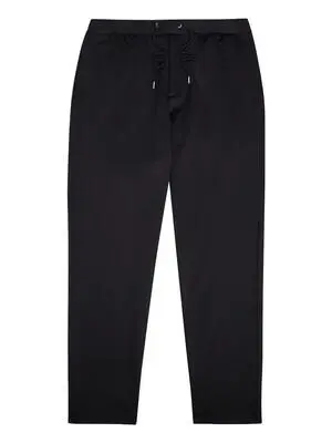 Moncler Stretch-jersey Track Trousers - Black