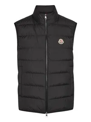 Moncler Contrin Quilted Shell Gilet - Black