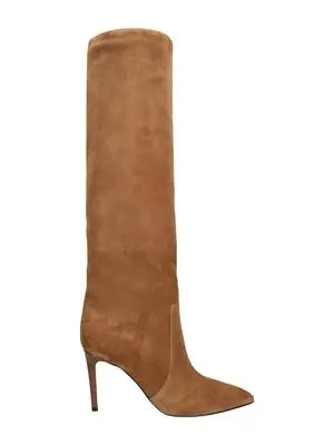 Paris Texas Stiletto Heeled Suede Boots 85 - Brown