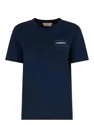 Marni Logo-printed T-shirt - Blue