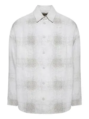 MISBHV Plaid Button-up Shirt - White