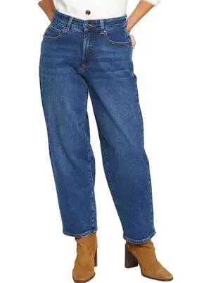 Universal Standard High Waist Barrel Leg Jeans - Union City Blue