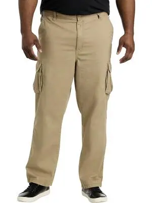 TRUE NATION BY DXL Big & Tall Relaxed Fit Cargo Pants - Cornstalk