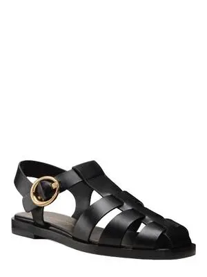 STUART WEITZMAN Villa Fisherman Sandal - Black