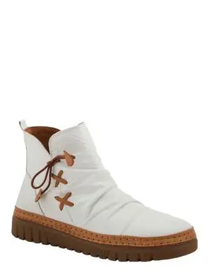 SPRING STEP SHOES Vandis Bootie White