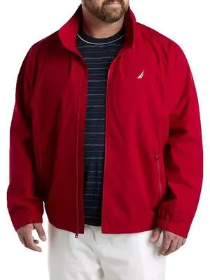 NAUTICA Big & Tall Anchor Bomber Jacket - Nautica Red