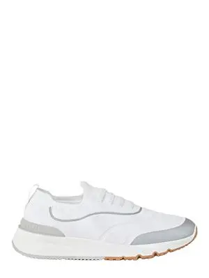 Brunello Cucinelli Knitted Sneakers - White
