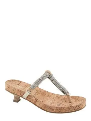 Aerosoles Crystal Rope Sandal Crystal/ Champagne Rope/ Cork