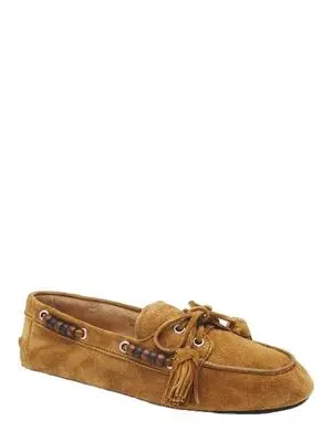 Miu Miu Suede Boat Shoes - Oliva