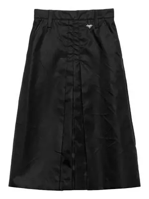 Prada Flared Re-nylon Skirt - Black