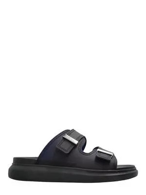 Alexander McQueen Round-toe Sandals - Black