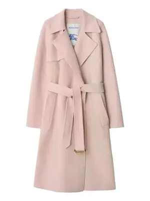 Burberry Cashmere Wrap Coat - Pink