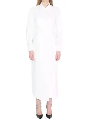 Max Mara Balzac Shirt Maxi Dress - White