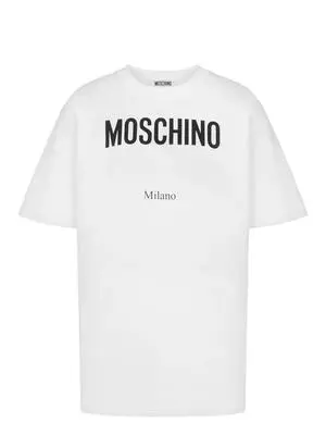 Moschino Logo-print Cotton T-shirt - White