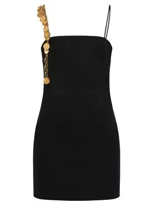 Moschino Chain-embellished Mini Dress - Black