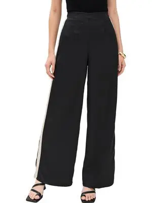 SEVEN WONDERS Turner Wide Leg Pants - Black/sand