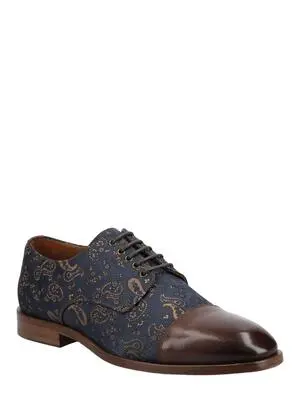 Taft Jack Cap-toe Oxford Dress Shoe - Brown Paisley