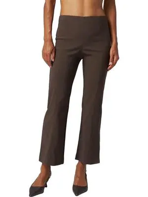 FRANNE GOLDE High-rise Kick Flare Pant - Bark