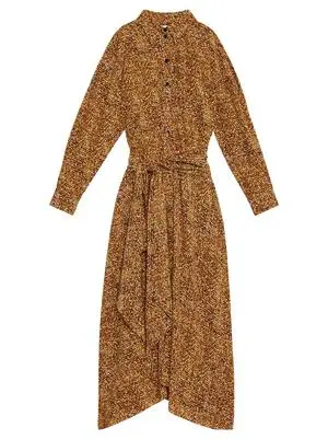 Isabel Marant Samantha Long Shirt Dress Ochre